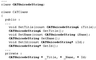 CAA V5 C++ Coding Rules